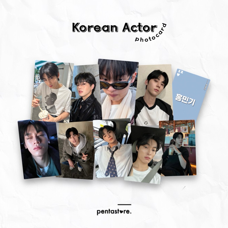 Actor Photocard Choo YoungWoo Hong Mingi Hwang Inyeop Bae Hyunsung Song ...