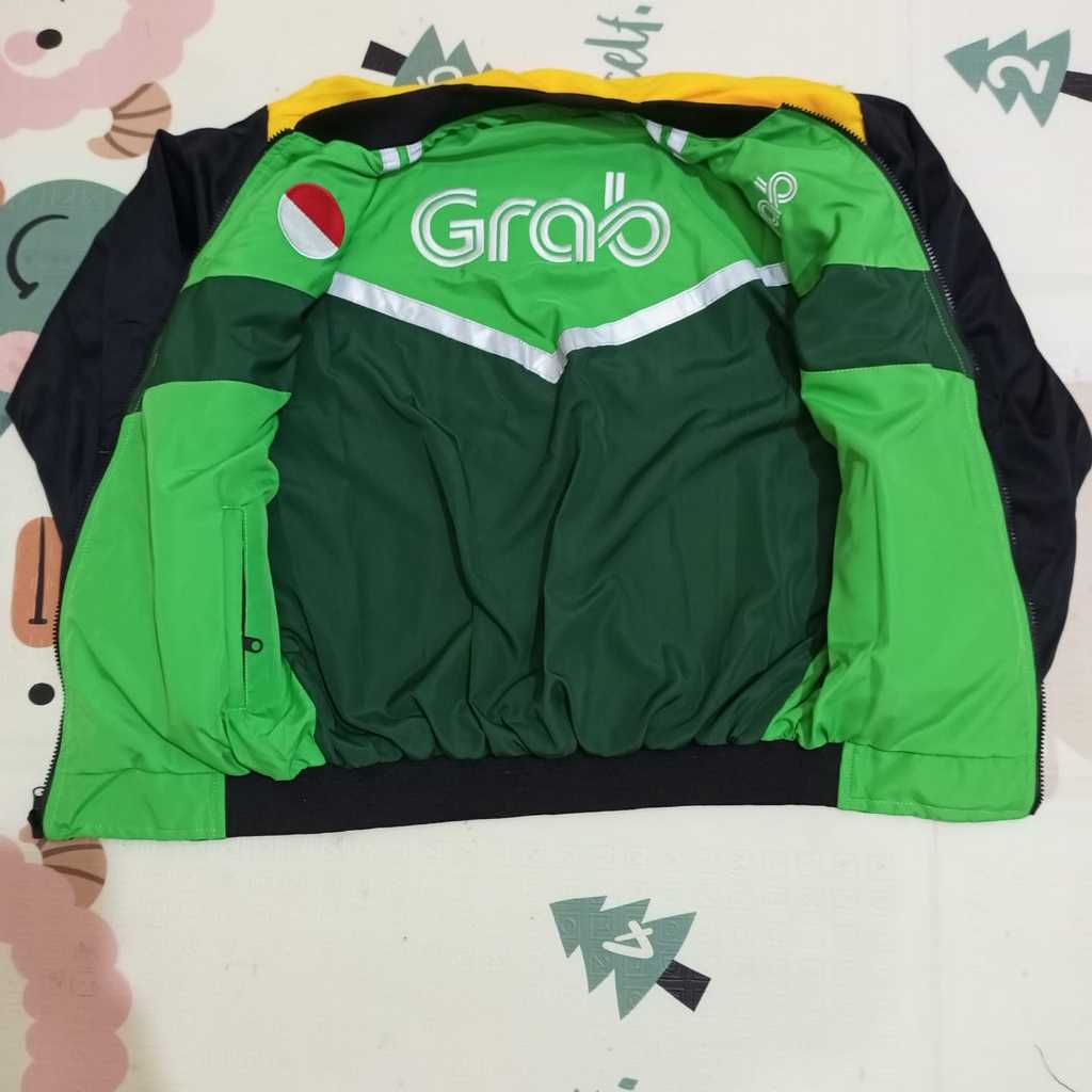 HITAM Grab MXM DRIVER JACKET BLACK 2024 | Shopee Malaysia