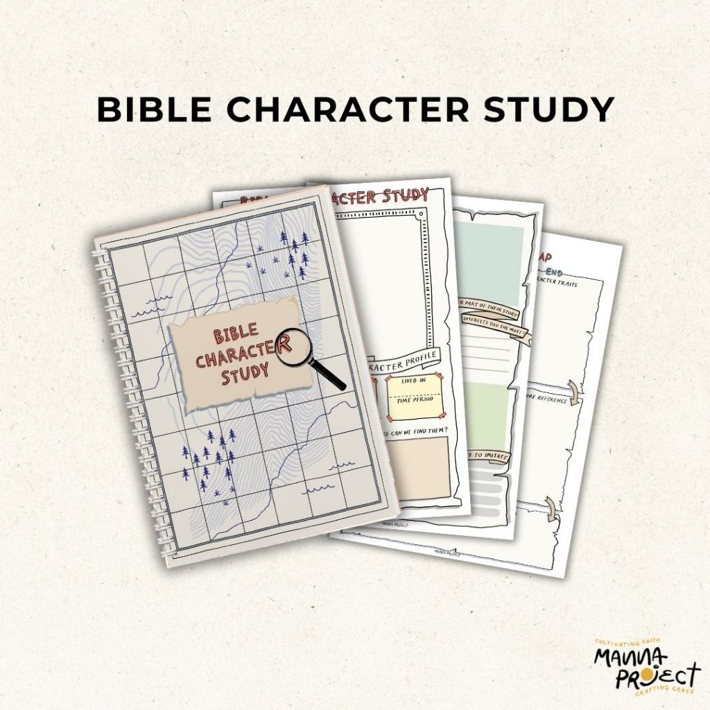 Bible Character Study For Kids | Manna Project | Sunday School Kids ...