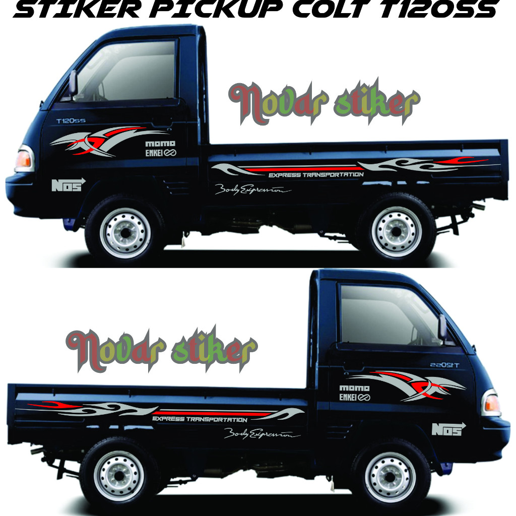 Colt T 120ss Pickup Car Stickers, Side Body Variations Stickers for ...