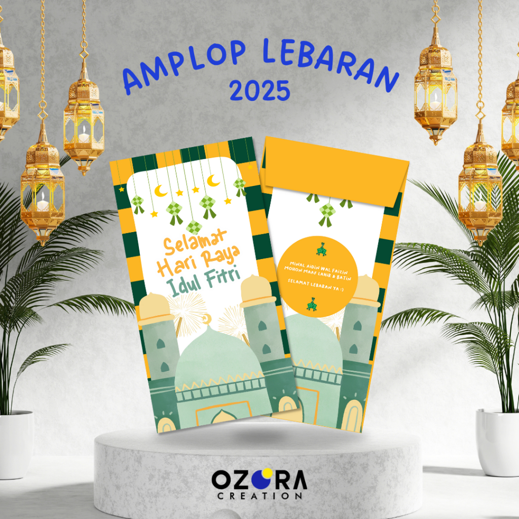 Large Eid Envelope 2025 | Thr Envelope 2025 | Size 17 cm x 9 cm ...