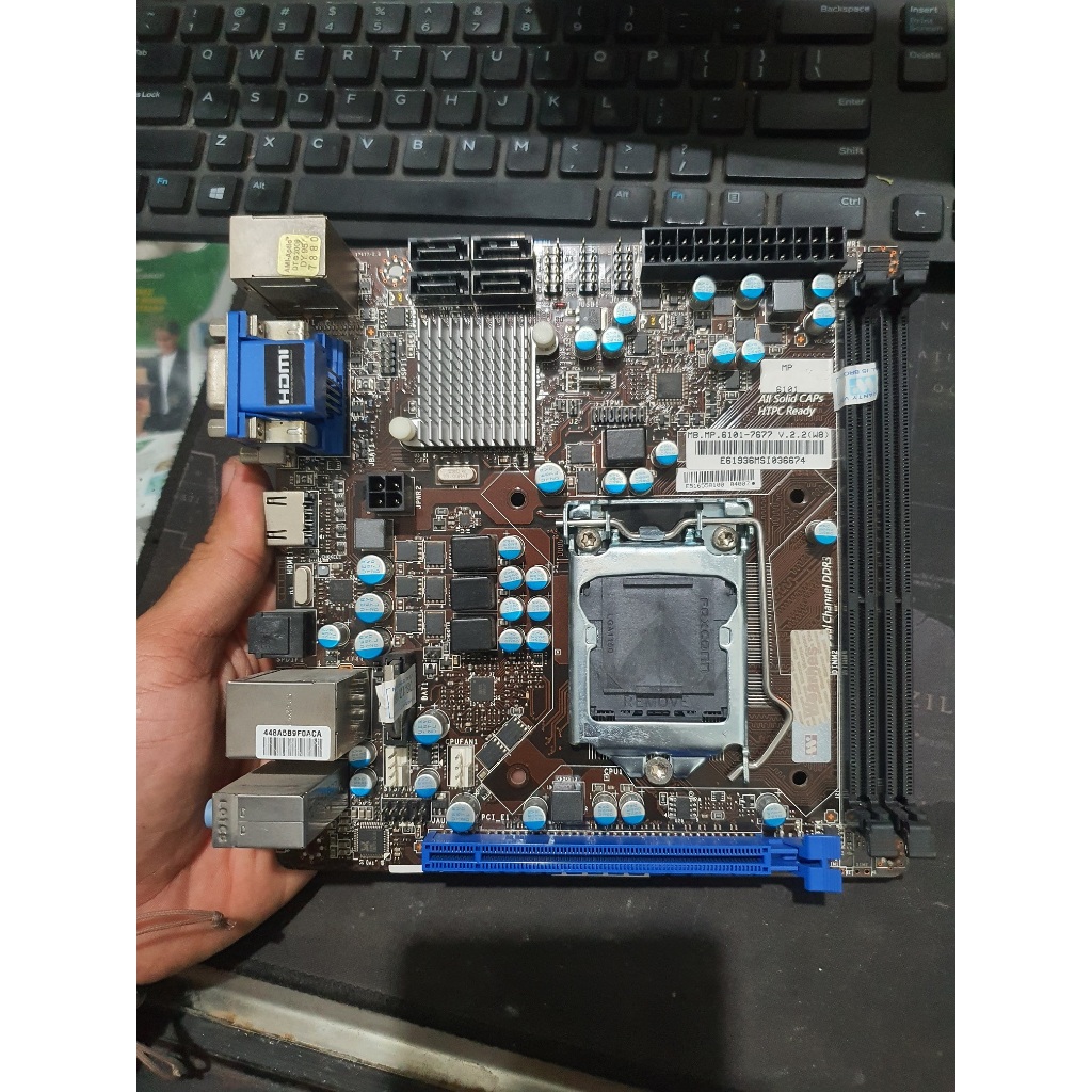 Mobo H61 WEARNES MINI ITX SOCKET 1155 (HDMI), MOTHERBOARD WEARNES MINI ...