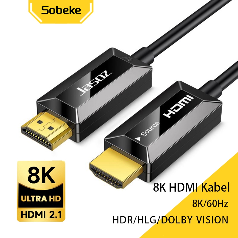 Tear Fiber Optic Cable HDMI 8k ultra hd HDR VRR With Dolby Vision 5M ...