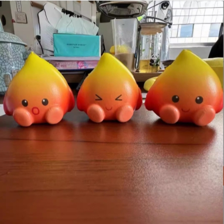 Fire Squishy Toys / Viral Anti Stress Squishy Toys / Fire Shaped ...