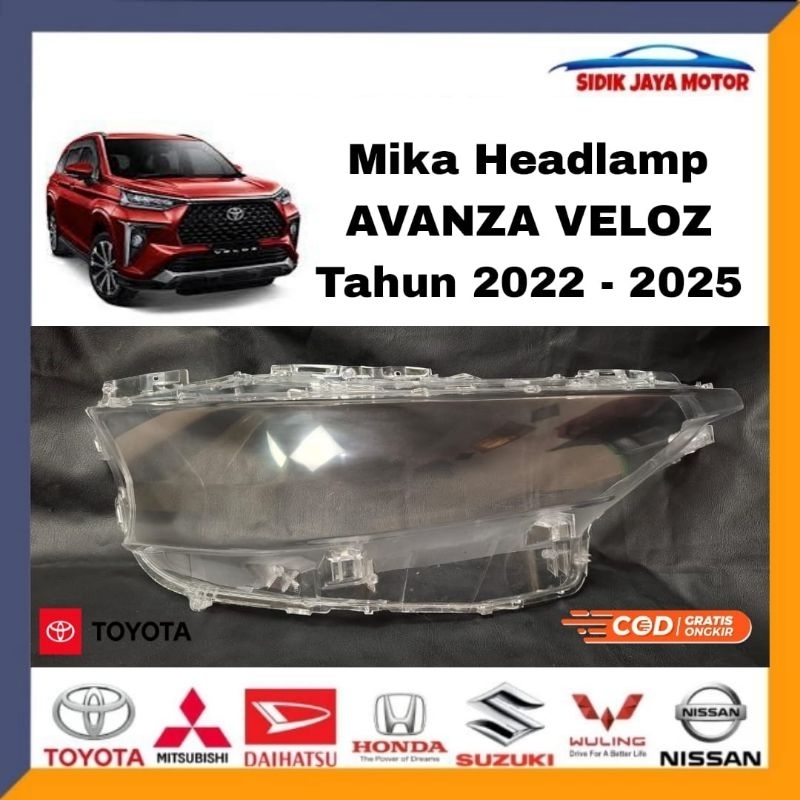 Mika Headlamp Toyota veloz Headlamps Original 2022 2023 2024 2025 Mika Avanza veloz Toyota veloz ...