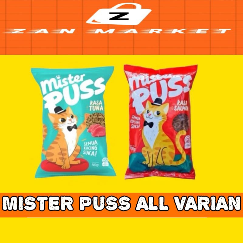 Mister puss cat food / dryfood 500gr | Shopee Malaysia