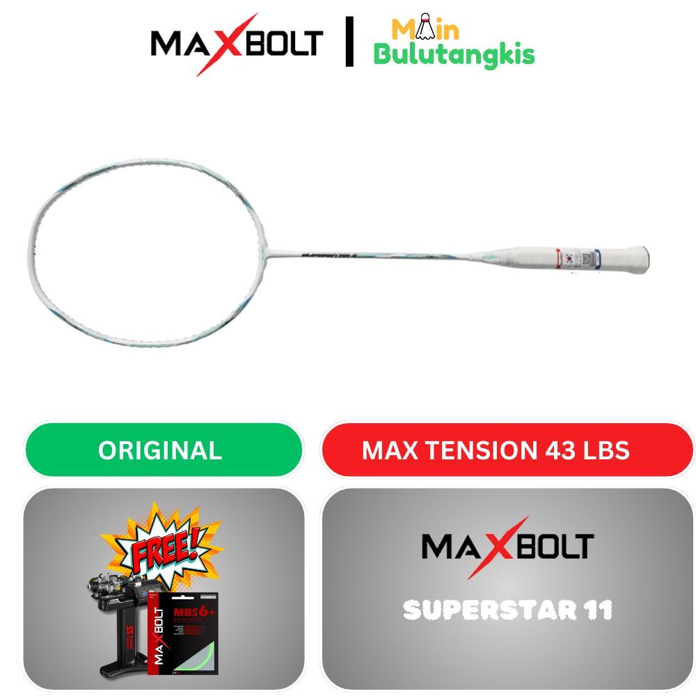 Original Maxbolt Superstar 11 Badminton Racket | Shopee Malaysia