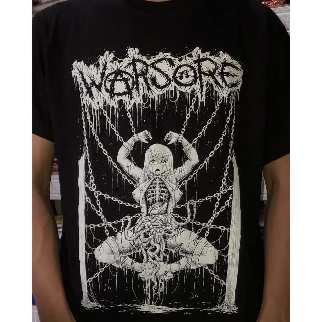 Original WARSORE TSHIRT – MEGA GRINDING CARTOON ULTRA VIOLENCE (Black ...