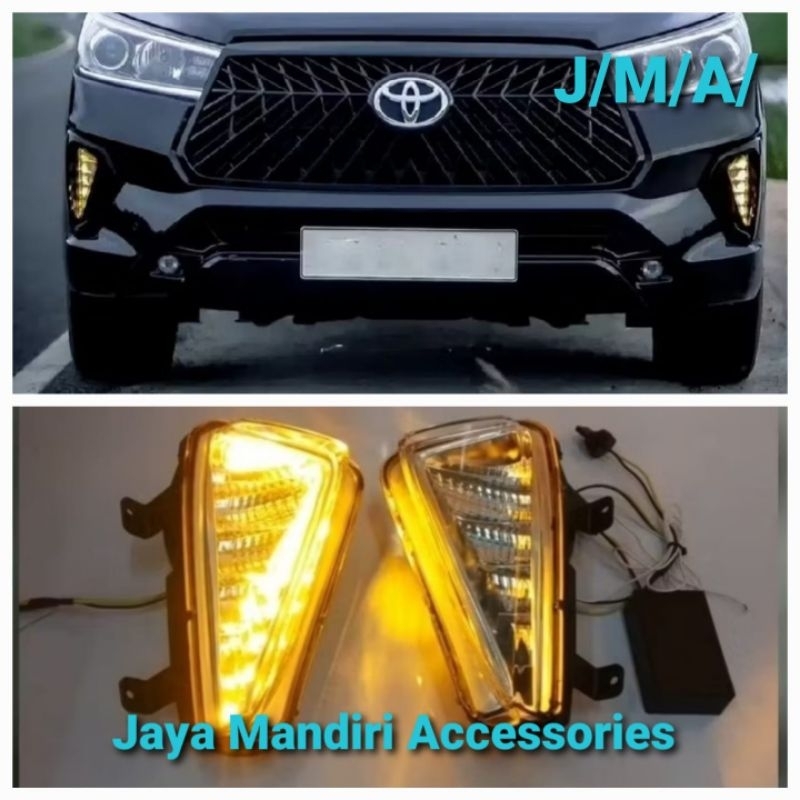 Innova Reborn Facelift Bumper Turn Signals 2021 to 2025 | Shopee Malaysia