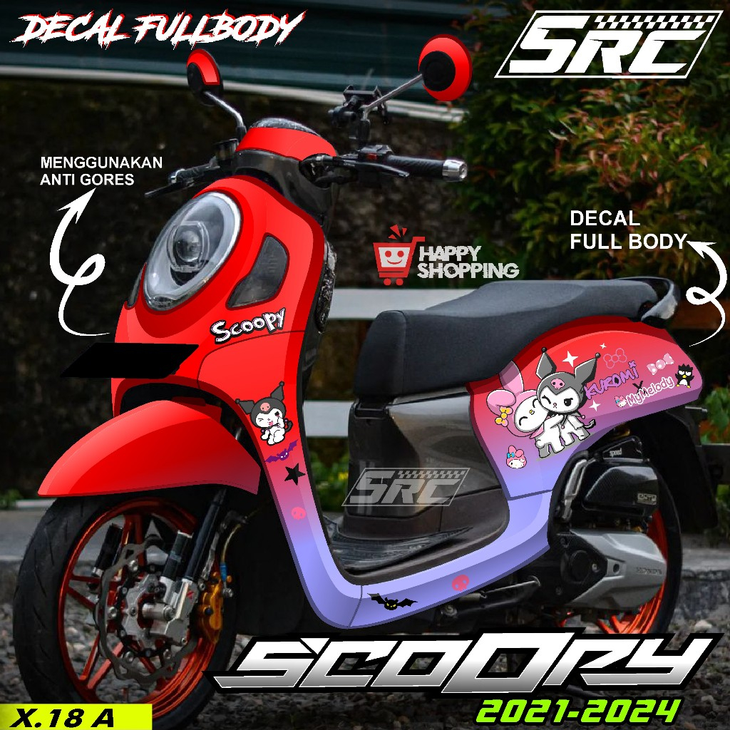 COD Full Body Decal Sticker for Honda Scoopy 2020-2024 - Prestige ...