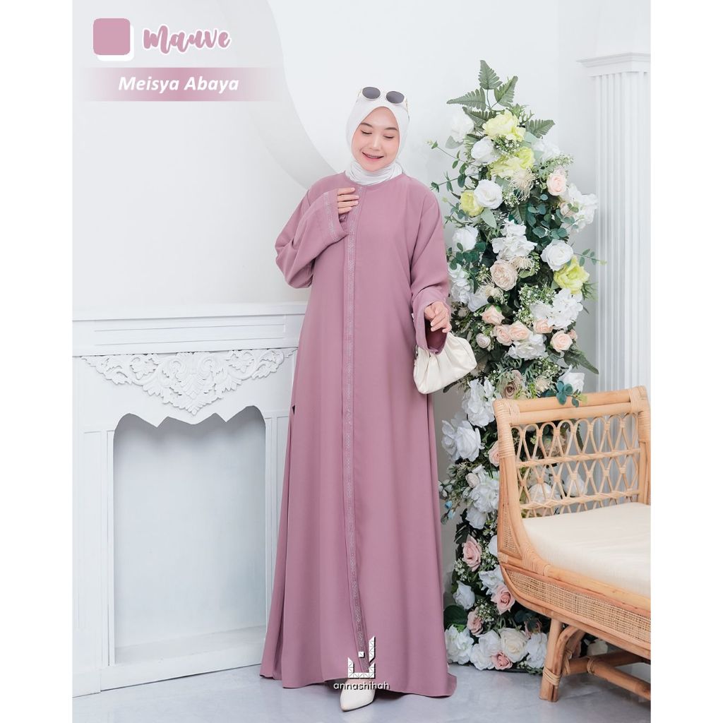 Abaya MEISYA DRESS SWAROVSKI QATAR EXSLUSIVE ANNASIHAH LATEST MUSLIMAH ...