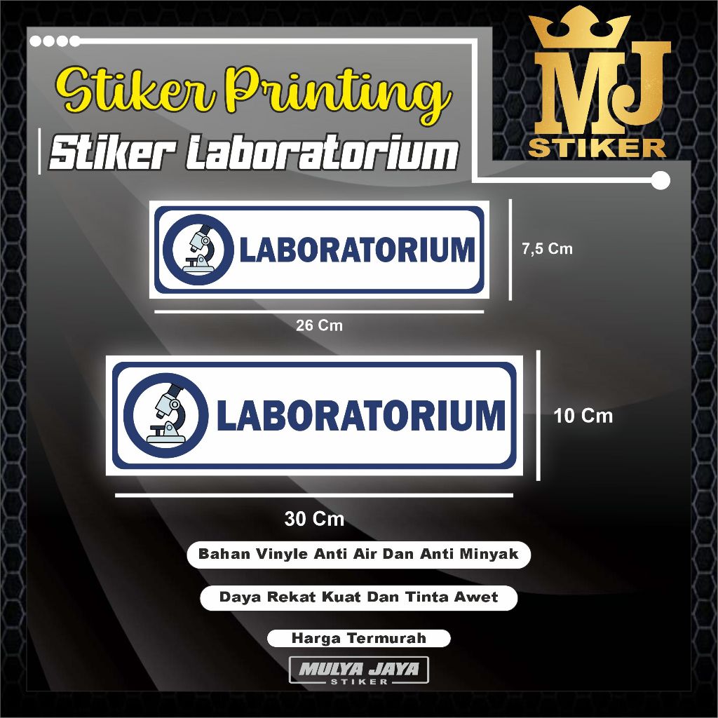 Mulya Jaya Laboratory Stickers / Laboratory Rooms / Hospital Clinic Lab ...