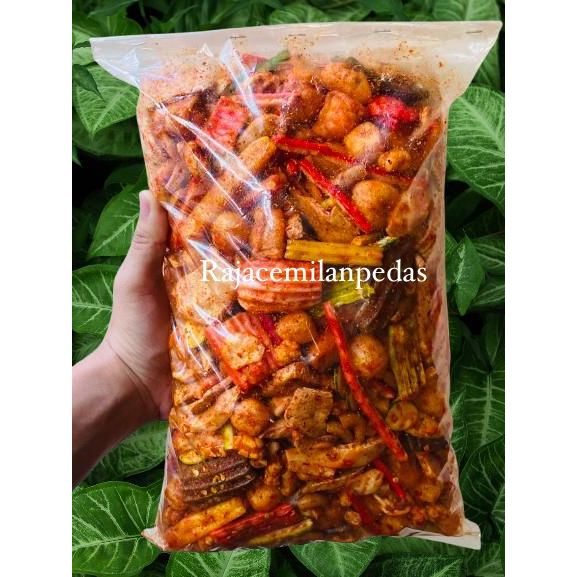 Spicy MIXED SEBLAK/CERUPUK MIXED SEBLAK MIX SPICY ORANGE LEAF/BASRENG ...