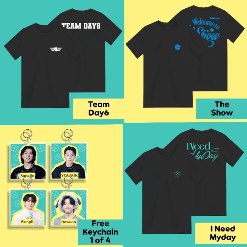 Team day6 T-Shirt welcome to the show | Shopee Malaysia