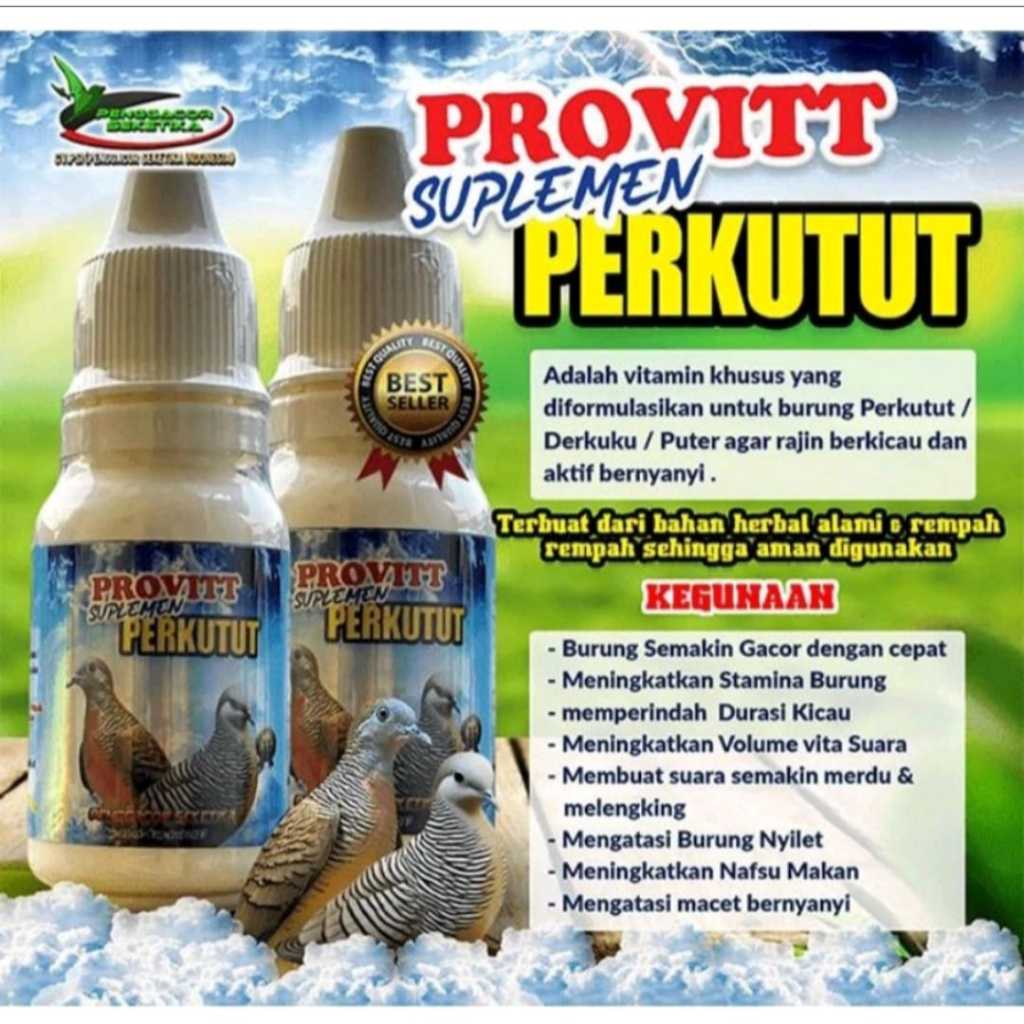 Provitt VITAMIN DOVE SUPPLEMENT PROVIT MEDICATION FOR DERKUKU PUTER ...