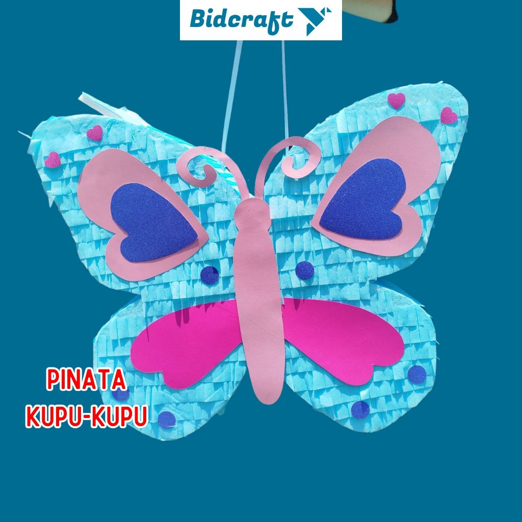 Pinata Birthday Butterfly Pinata Pinata Punch Shape 2d Bidcraft ...