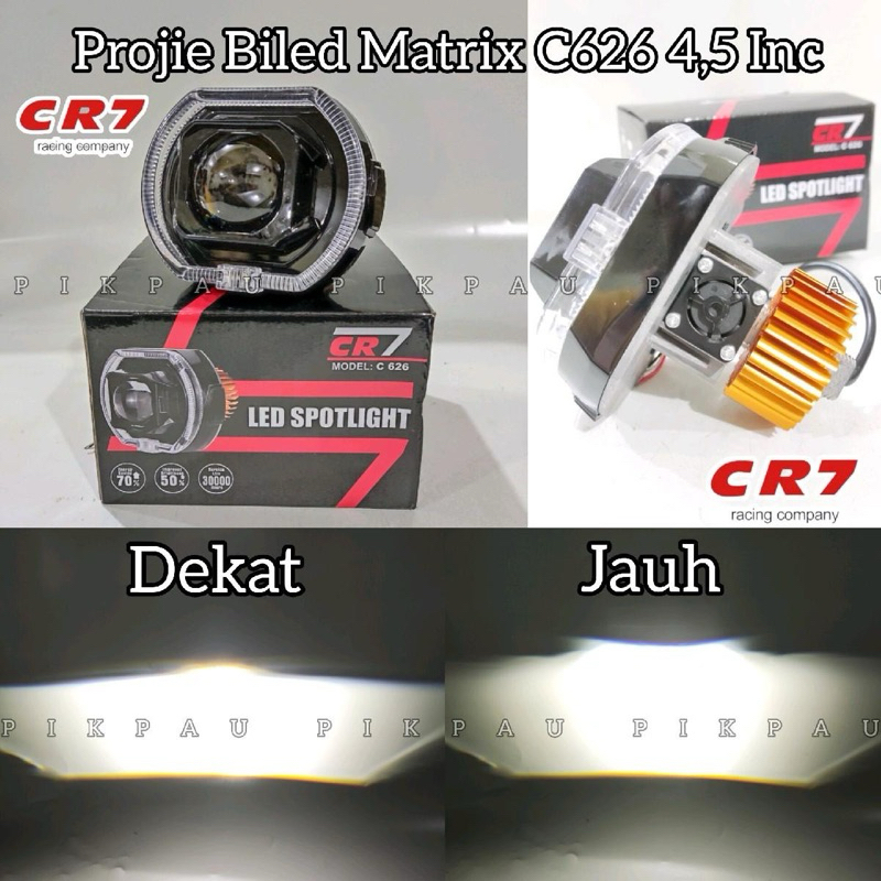 PUTIH Biled Projie Lamp Matrix X1 Original Flat Cut Version With Shroud ...