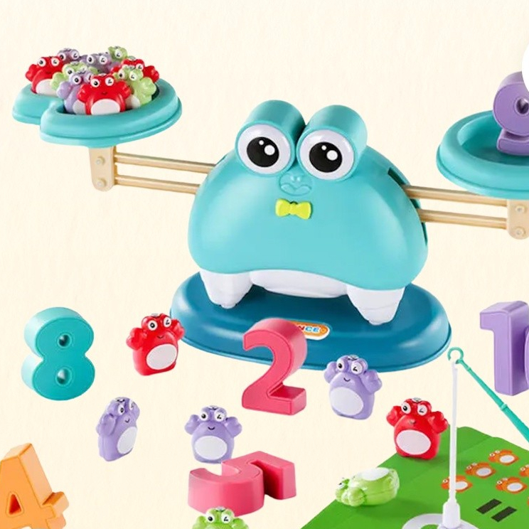 4in1 Crab Balance Scales Scale Mathematics Learning Counting Toy Crab ...