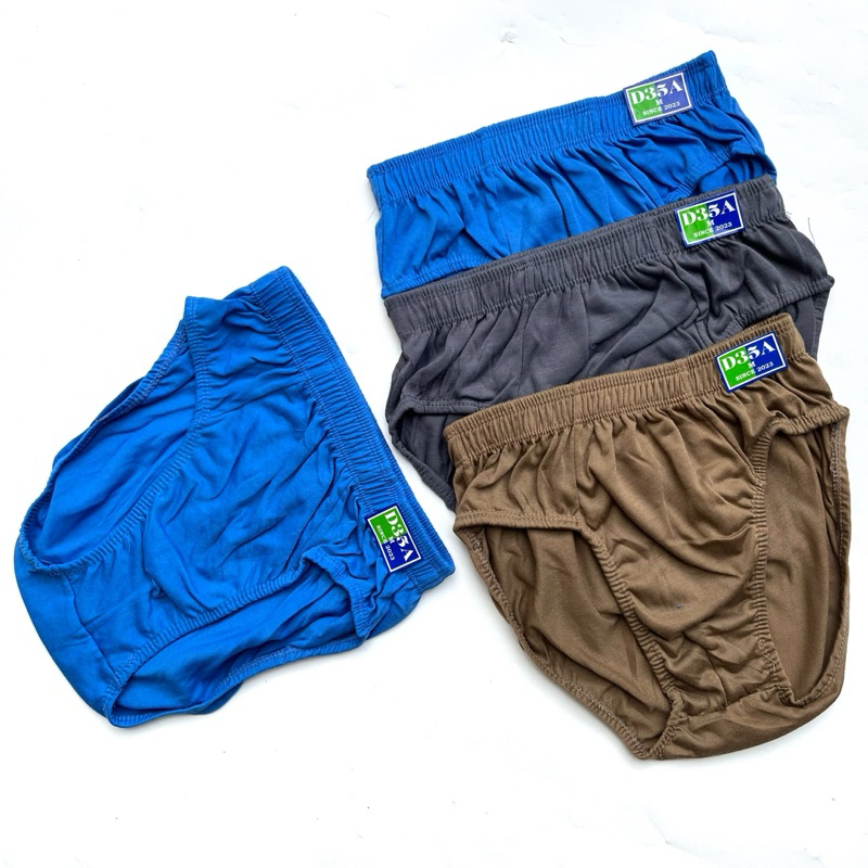 [PACKAGE Of 6 PCS] D35A Solid Color Adult Men's Underwear Size M L XL ...
