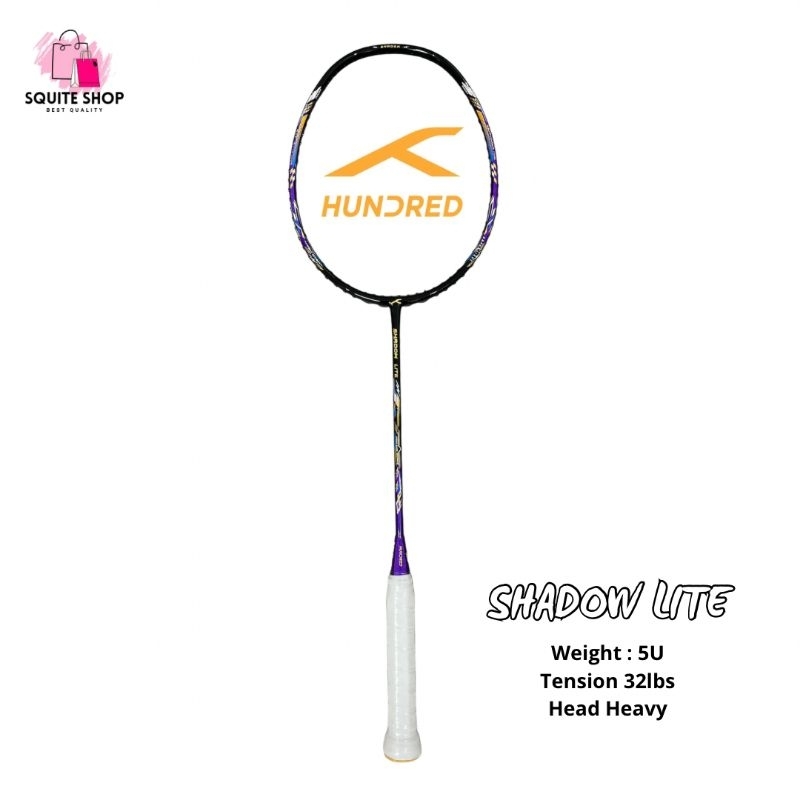 Hundred SHADOW LITE ORIGINAL BADMINTON RACKET | Shopee Malaysia