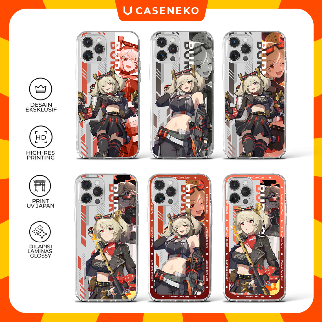 Custom Case HP Burnice Zenless Zone Zero ZZZ Game Casing Phone | Shopee ...