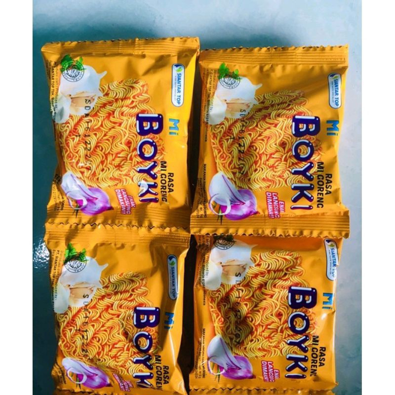 Boyki Snack Fried Noodles Contents 10 Pcs X 18 gr (@Rp 1000) Old School ...