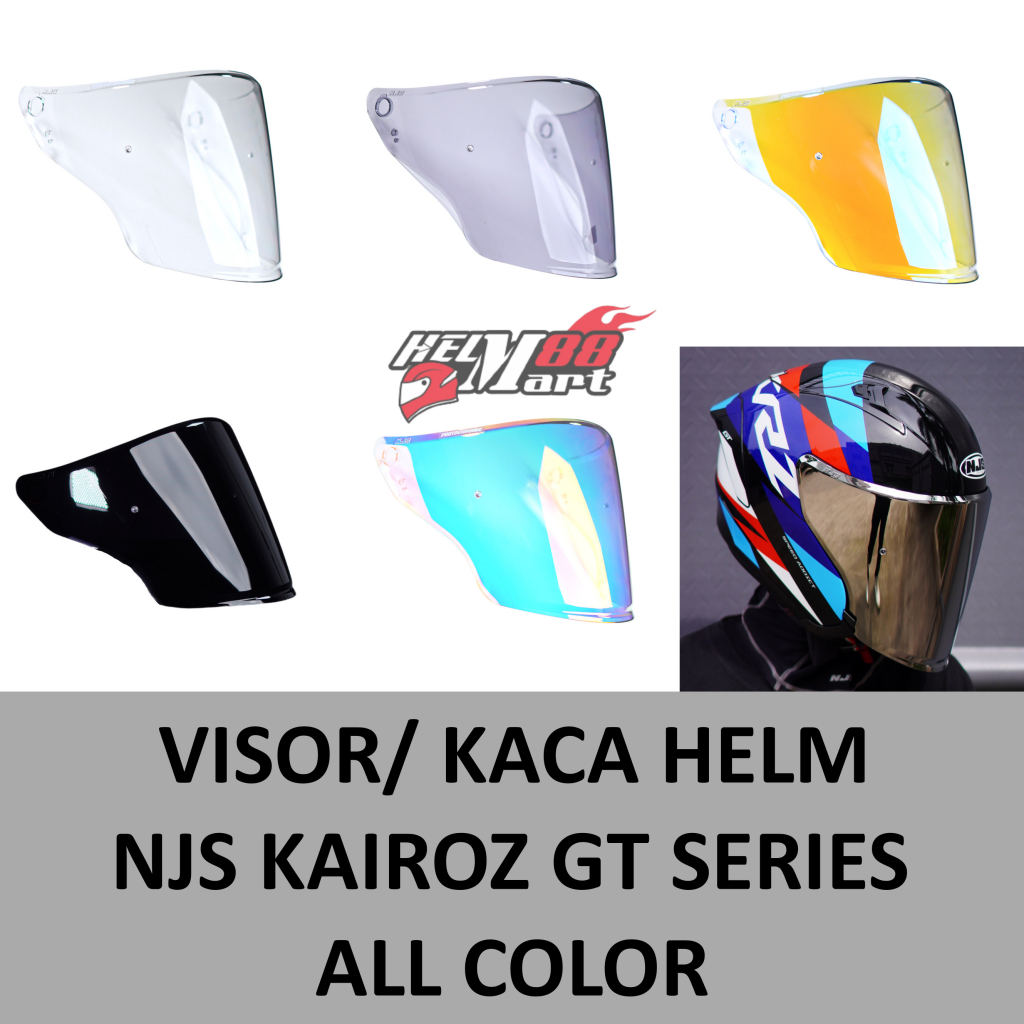 Visor NJS KAIROZ GT Series - Glass Helmet NJS GT Original | Shopee Malaysia