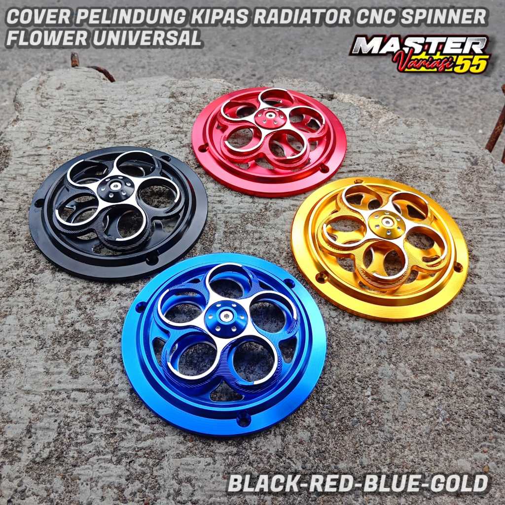 Radiator Fan Protective COVER CNC Fan COVER CNC SPINNER FLOWER VESPA ...