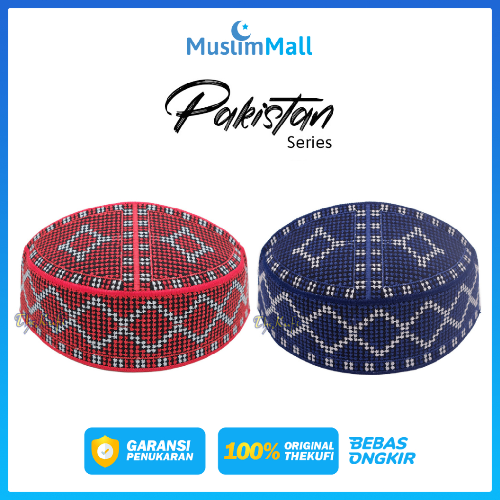 Pakistani Skullcap Full Embroidery Premium Kopyah Original The Kufi ...