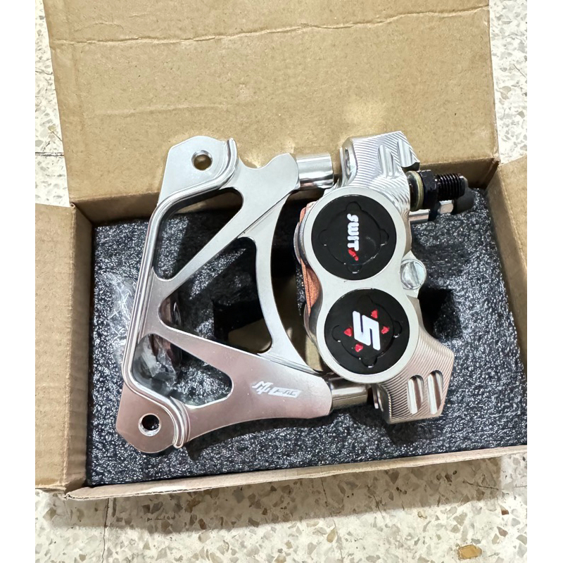 4 Piston Caliper Formula Gray / Silver Edition Coin Color + BEAT Breket ...