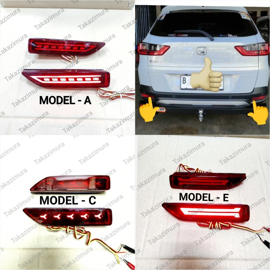 Honda All New BRV 2022 2023 2024 LED Rear Bumper Reflector Light ...