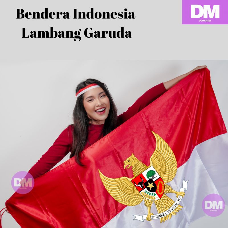 MERAH PUTIH Indonesian flag, Garuda symbol, red and white flag, Garuda ...