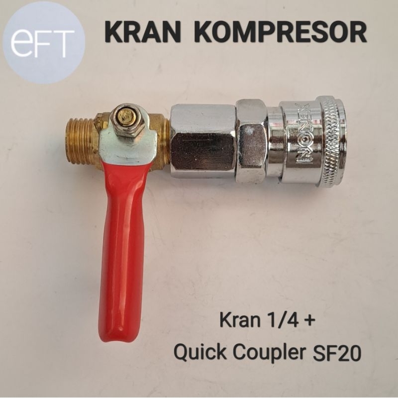SF20 Quick Coupler compressor connection faucet and 1/4 faucet | Shopee ...