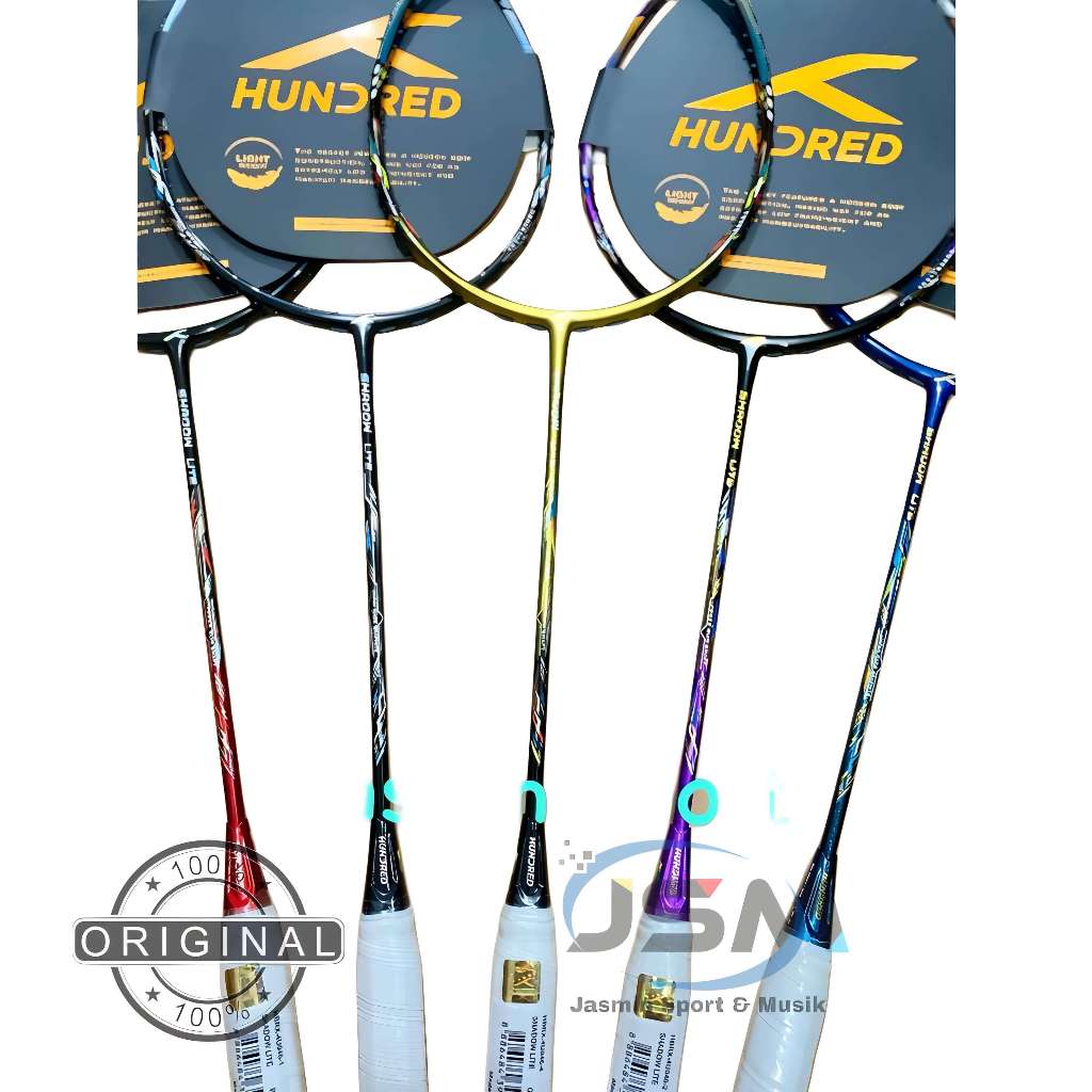 Original HUNDRED SHADOW LITE BADMINTON RACKET | Shopee Malaysia