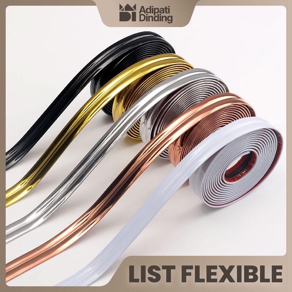 List of Flexible Strips for 3D Wall Decor, List of Strips Gold Mirror ...