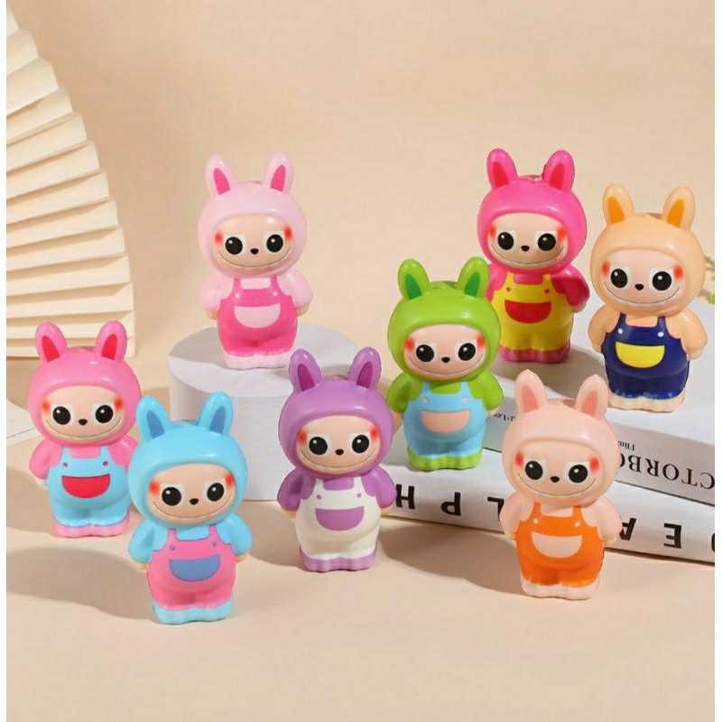 Labubu Squishy Doll 12 cm Premium Labubu Slowmo | Shopee Malaysia