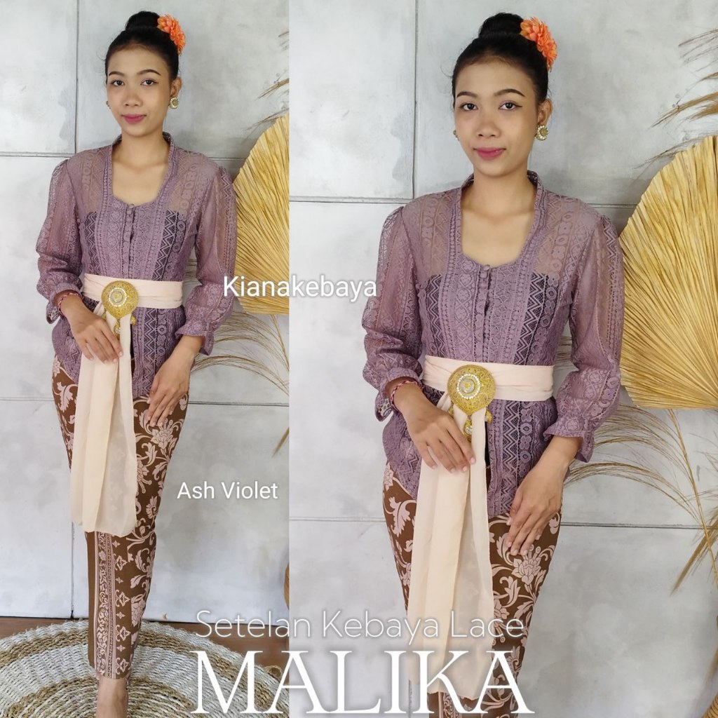 Modern Balinese kebaya Suit kebaya Brocade Malika Lace Button Hook And ...