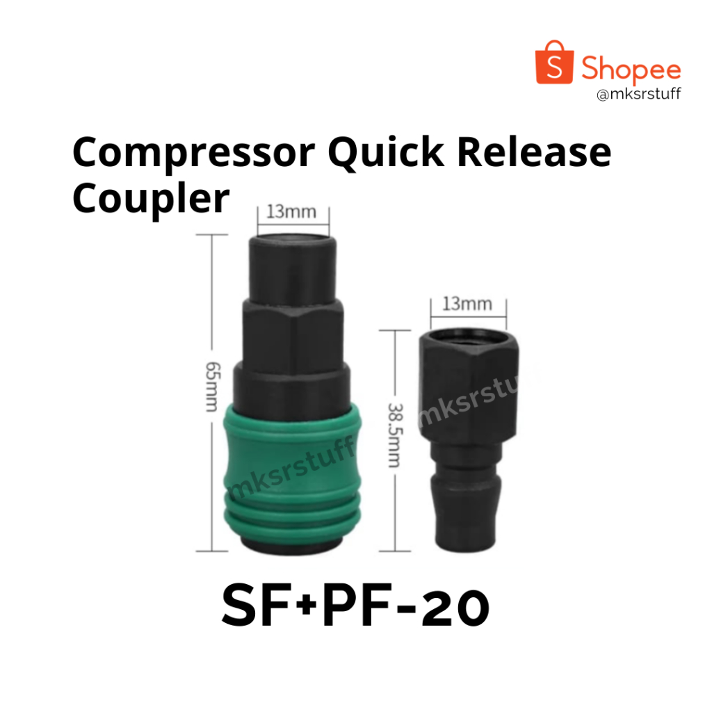 (1 set) Compressor Quick Release Coupler | Shopee Malaysia