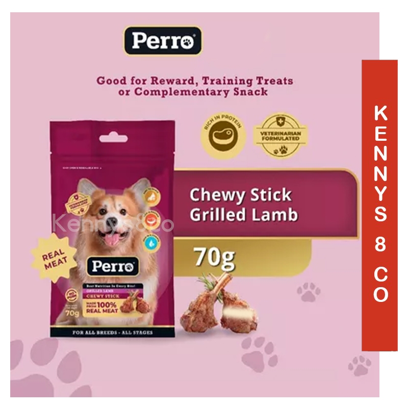 Perro Chewy Stick Korean Strawberry 70gr | All stages fruit flavored ...