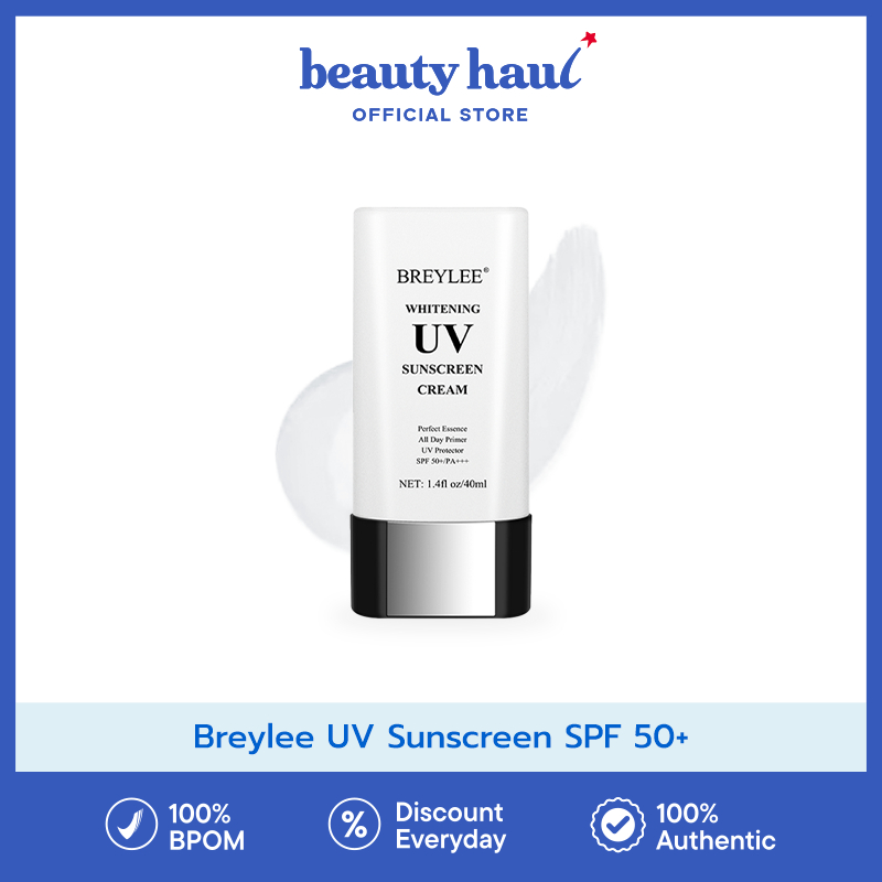 BREYLEE UV Sunscreen SPF 50+ - Facial Protective Cream 40ml | Shopee ...
