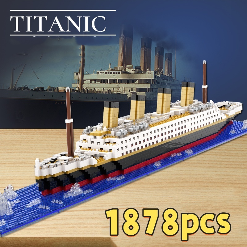 Bricks Titanic Nano Block Titanic Ship Bricks Titanic Ship Block Mini Block | Shopee Malaysia