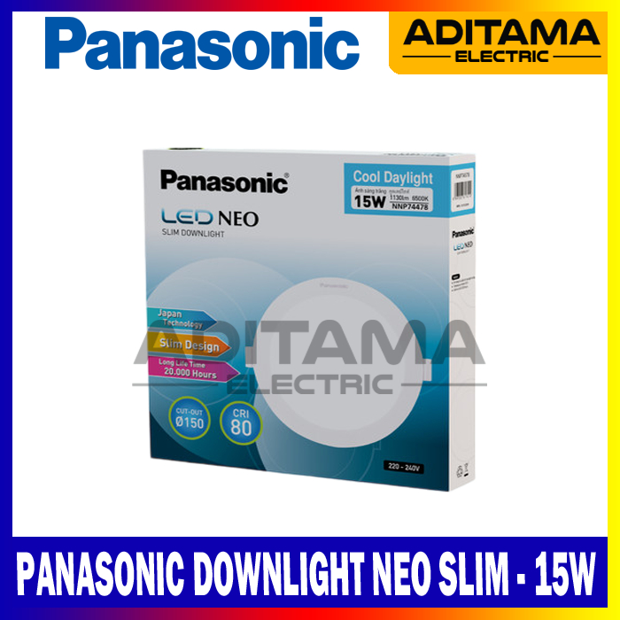 Panasonic DOWNLIGHT LED NEO SLIM 15WATT 15W 15 WATT | Shopee Malaysia