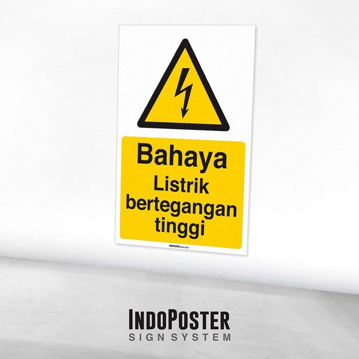 Safety Sticker K3 Work Safety Sign ANSI ISO Standard Danger of High ...