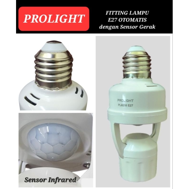 Smart Automatic Motion Sensor Fitting for Bulb and LED E27 220v ...