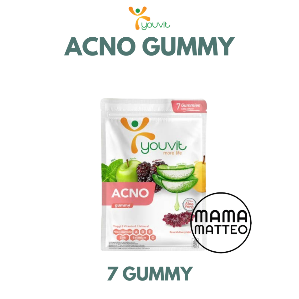 Youvit AcNO 7pcs / Gummy With Niacinamide Vitamin A For Anti Acne / YOUVIT BANDUNG | Shopee Malaysia