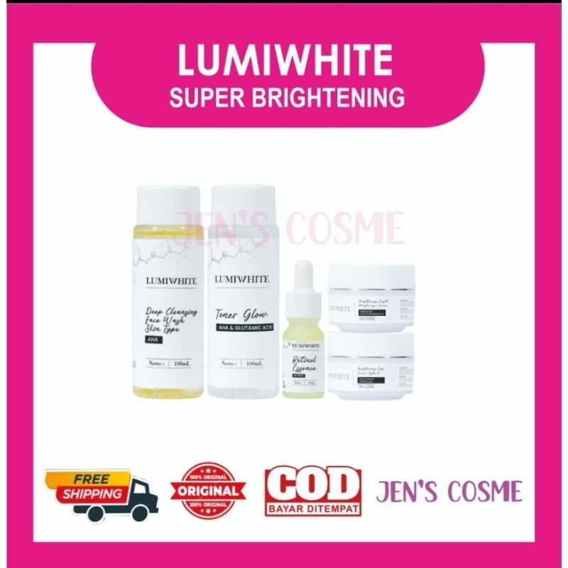 Lumiwhite BRIGHTENING SERIES Complete Package Of 5 Items Facial ...