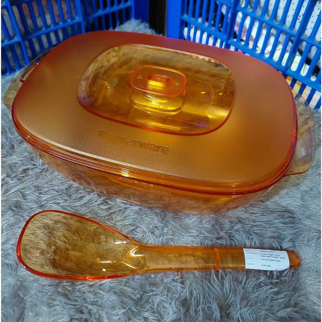 Tupperware Crystalline luxury serving container (sold retail) | Shopee ...