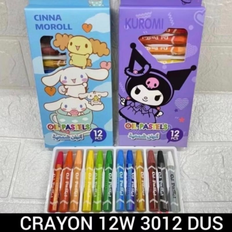 Fancy crayons 12 colors, 24 colors sanrio, frozen, cars, sofia / crayon ...