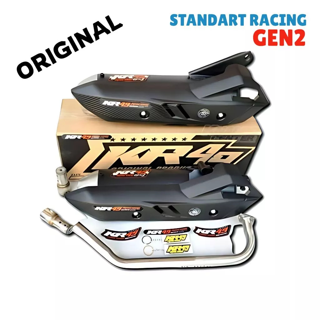Original Exhaust KR49 GEN2 Standard RACING PNP BEAT VARIO MIO NMAX NMAX ...