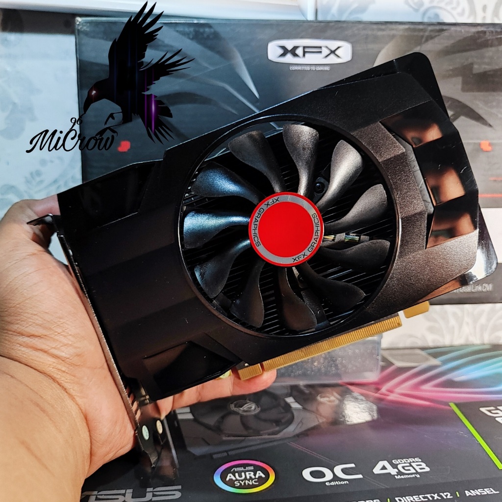 Vga Radeon RX 550 2gb 128bit DDR5 DX 12 Can gaming Etc Tag RX 580 RX ...